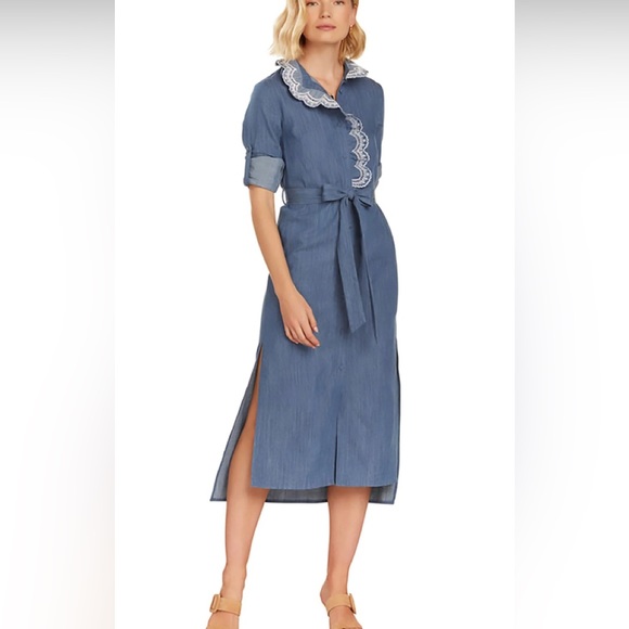 trish Scully | Dresses | Trish Scully Lea Button Down Maxi Dress ...